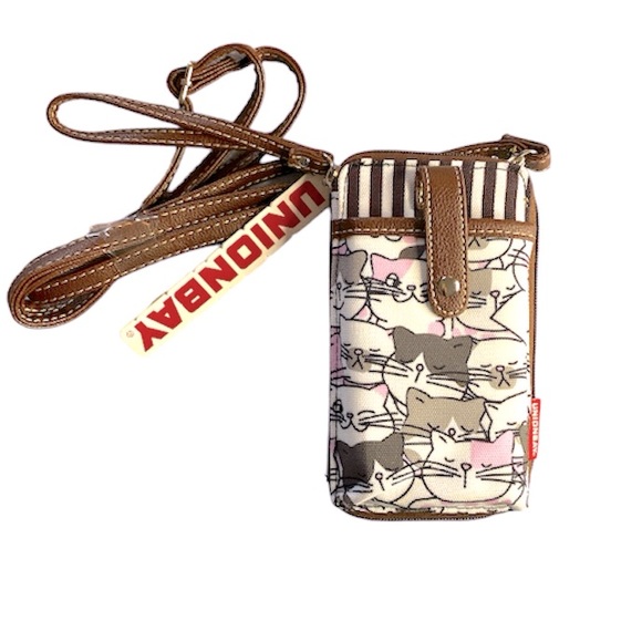 UNIONBAY | Bags | Union Bay Crossbody Wallet Phone Multi Color Cats ...